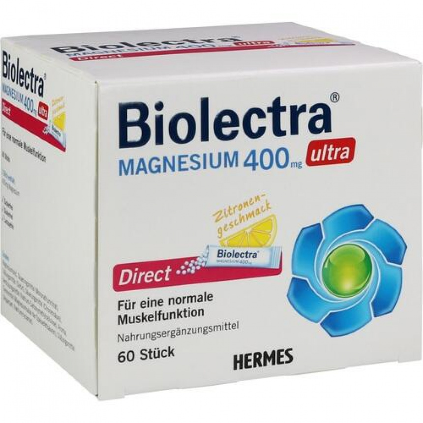 Biolectra Magnesium 400 mg Ultra Diretto gusto Limone 60 bustine ...