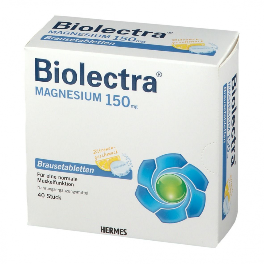 Biolectra Magnesio 40 compresse effervescenti gusto Limone ...